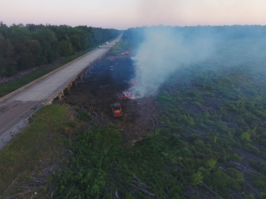 Highway 19 South bridge safe, load restriction reduced after fire ...